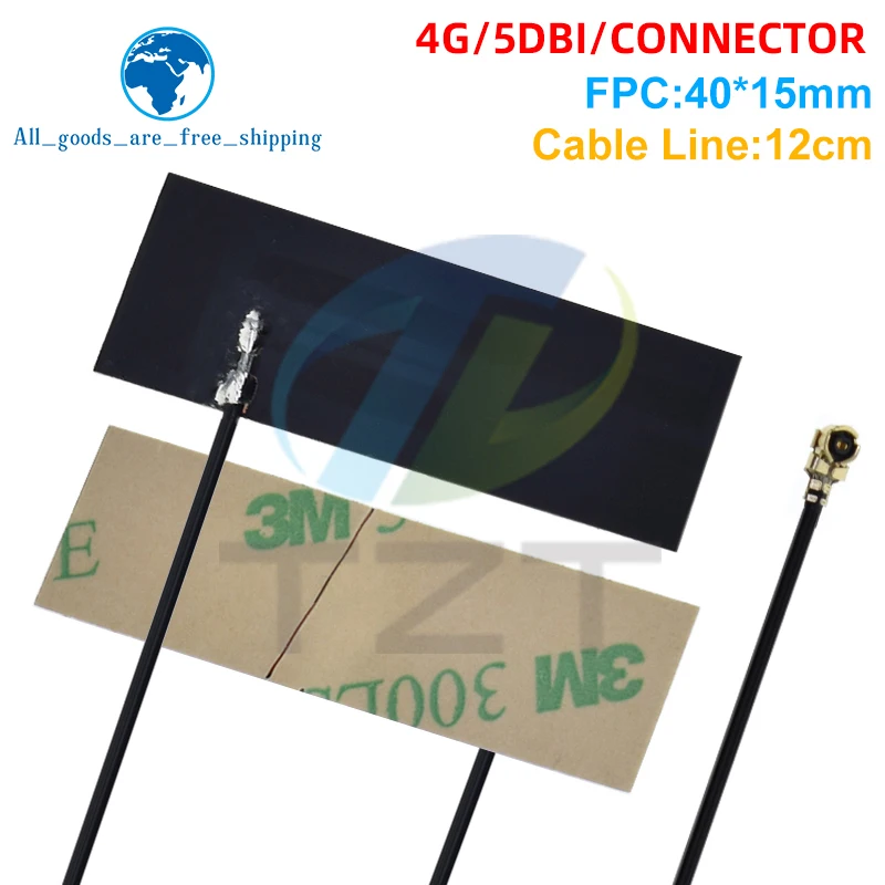 TZT 10/30PCS 5DBI FPC Built IN Circuit Board Antenna LTE 4G 3G GSM CDMA ...