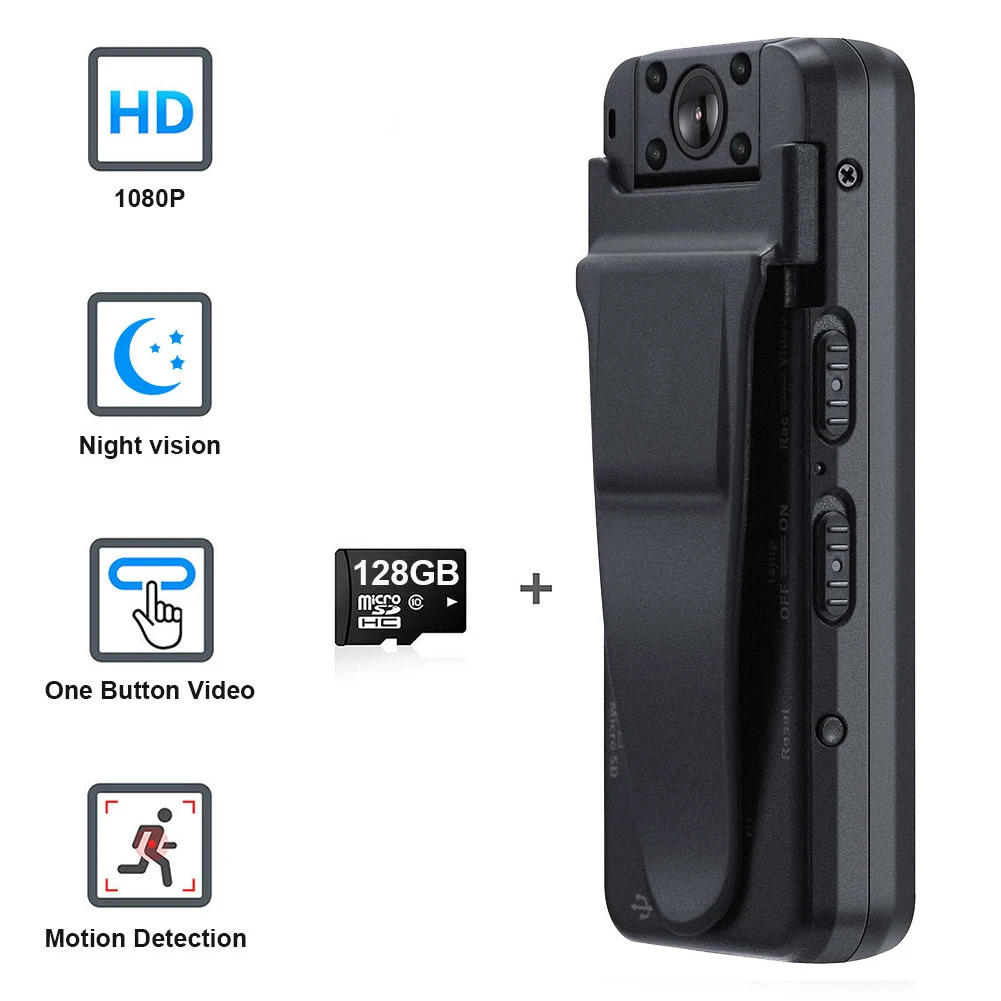 A8Z Mini Camera Full HD 1080P Portable Camara Video Recorder Small Body ...