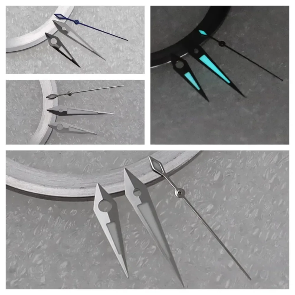 Watch-Hands-Silvery-Triangle-Needle-Blue-Luminous-Watch-Needle-Watch ...