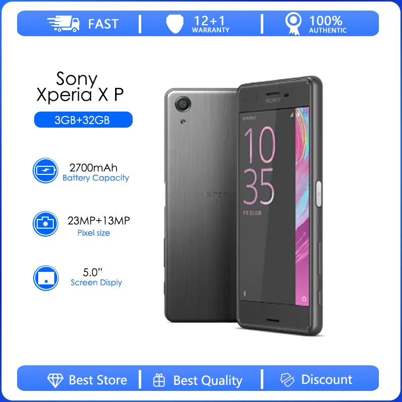 Sony Smartphone Xperia X Performance renovado, Original, desbloqueado ...