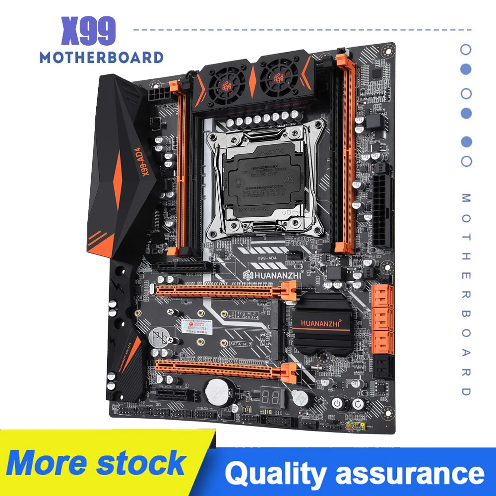 X99 AD4 Motherboard V2.0 Intel X99 LGA 2011-3 All Series DDR4 RECC128GB ...