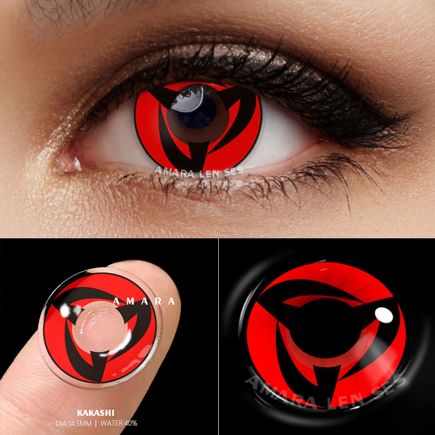 Kakashi Mangekyou Sharingan Contact Lenses