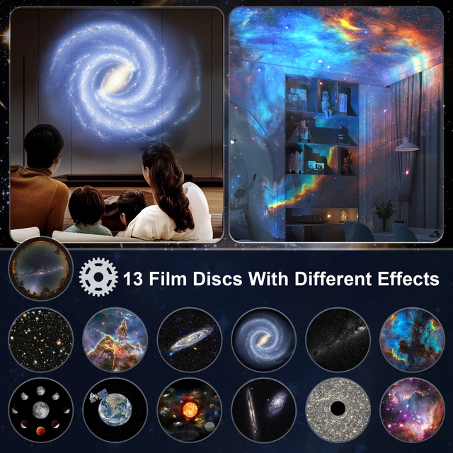 Galaxy Projector, Planetarium Star Projector Realistic Starry Sky Night ...