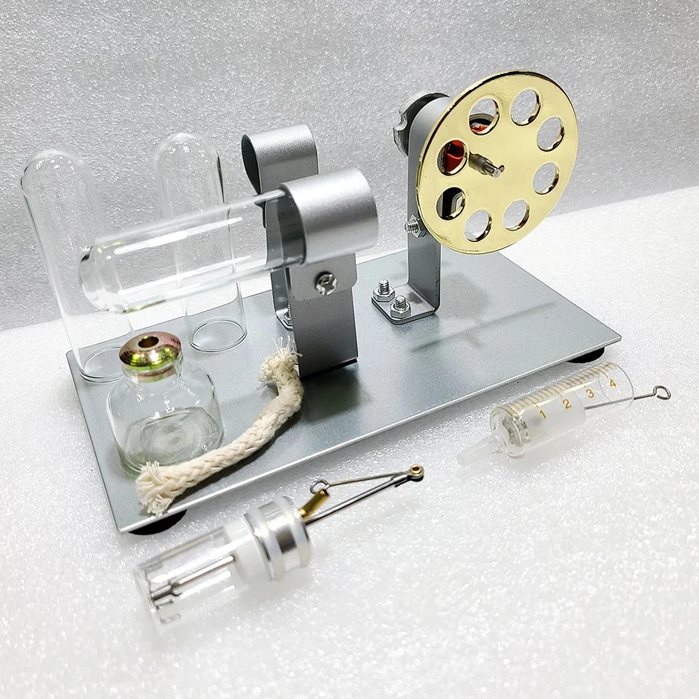 DIY-Stirling-Engine-Model-Hot-Air-Micro-Assembled-Generator-Handmade ...