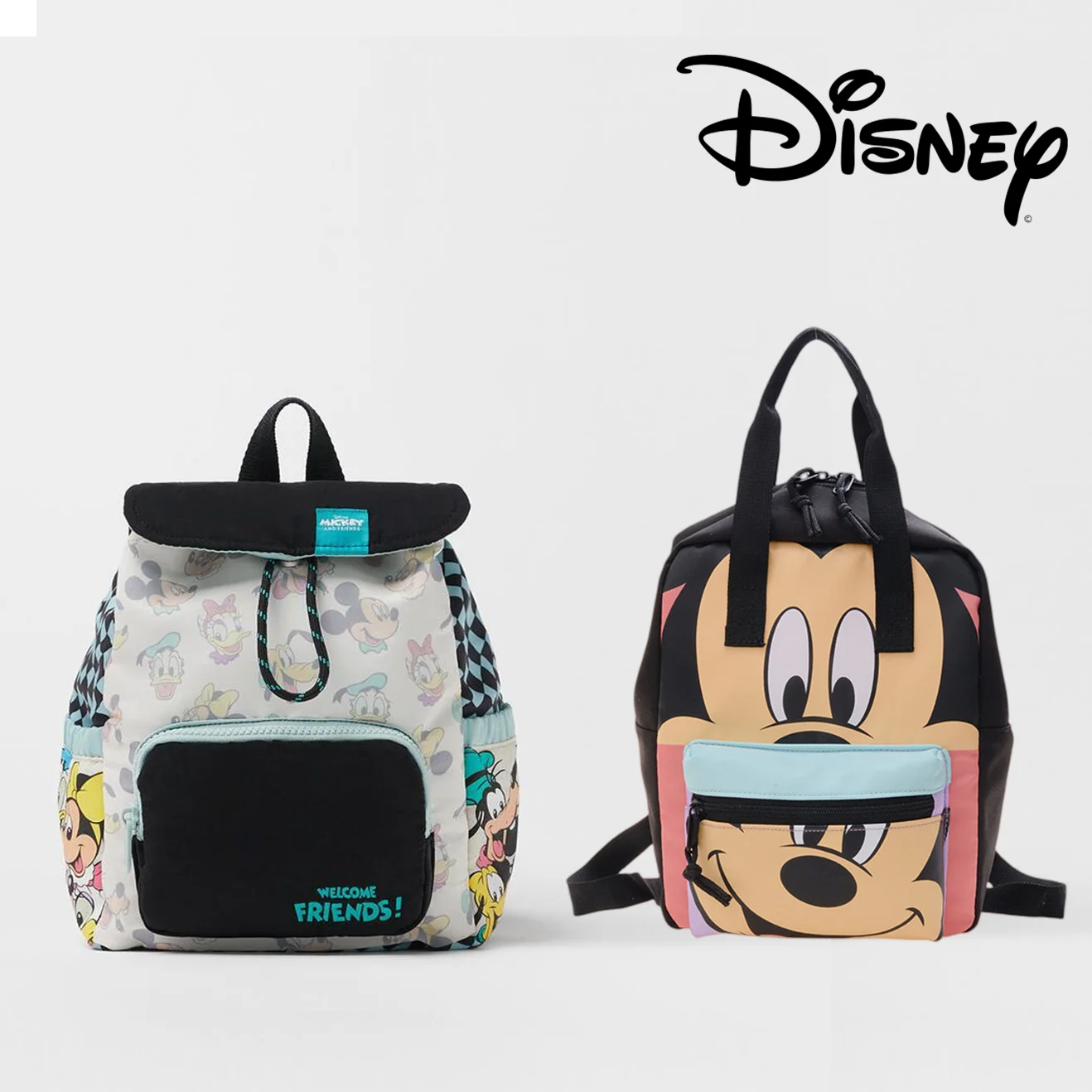 Disney Mickey Mouse Kids Bacpack Anime Donald Duck Plut Pattern ...