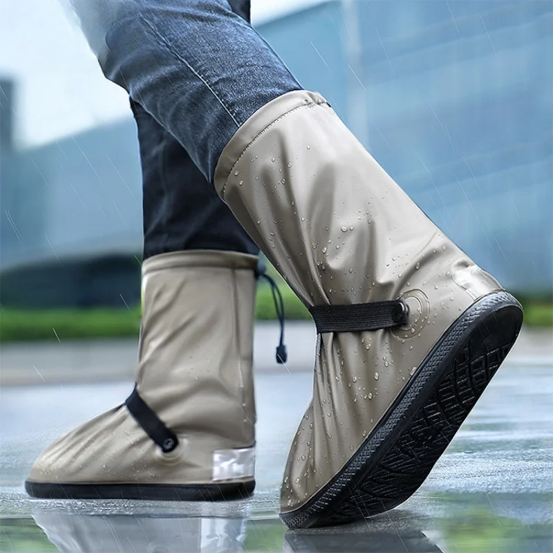 Waterproof-PVC-Shoe-Covers-for-Outdoor-Travel-Rain-Boots-Covers ...