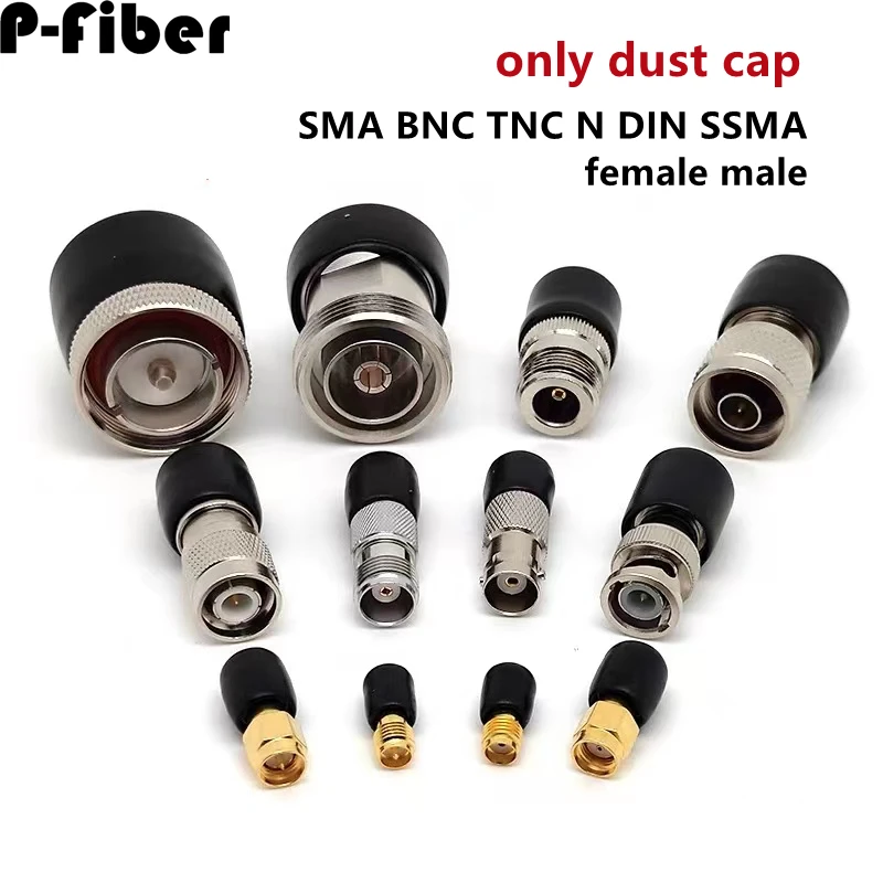 100pcs BNC female dust cap SMA connector protective cover TNC DIN ...