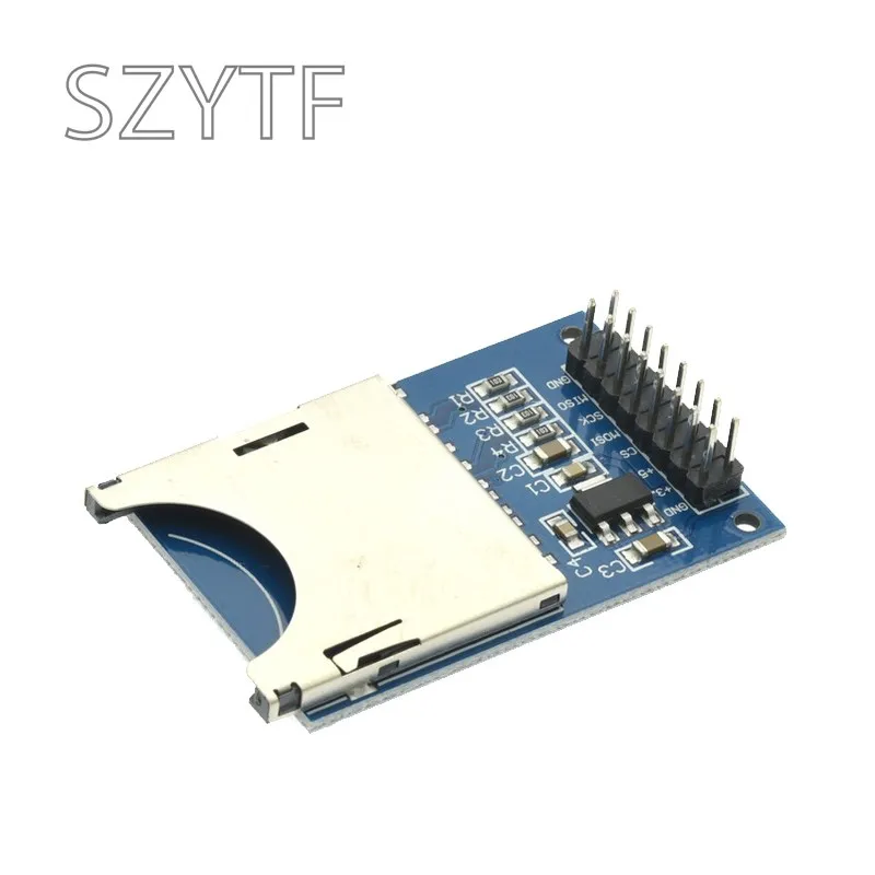 SD-Card-Module-Slot-Socket-Reader-M-dulo-de-Leitura-Escrita-ARM-MCU ...
