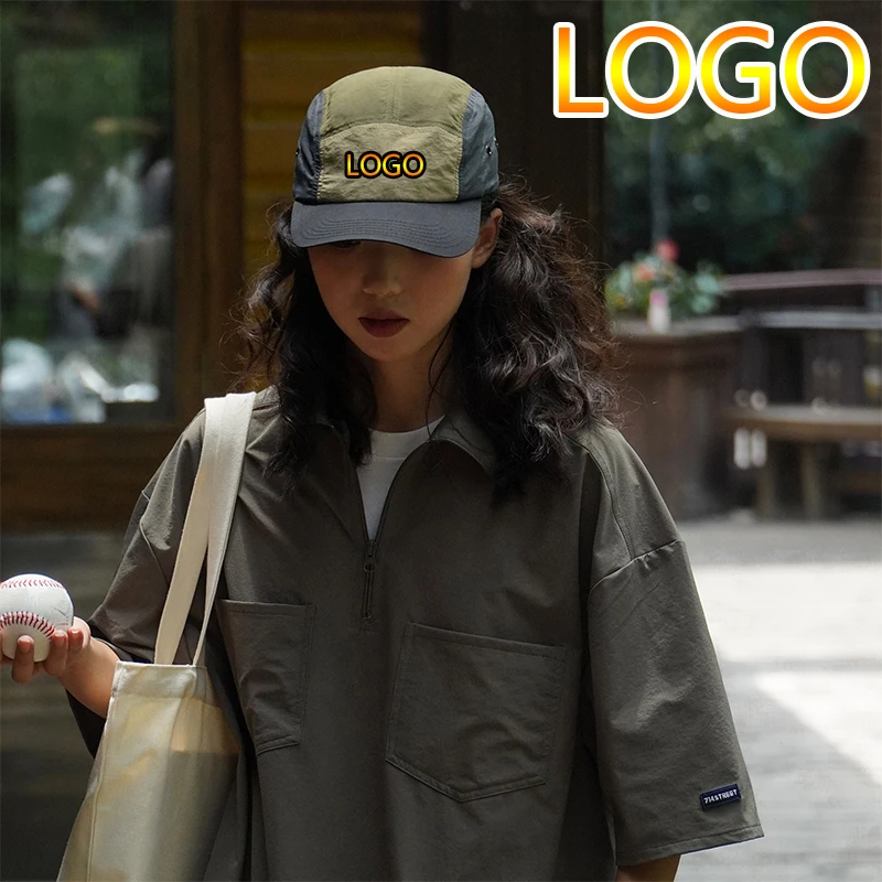 Custom Logo Unisex Quick Drying Baseball Caps Outdoor Color Stitching ...