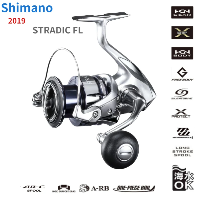 2019 Shimano Stradic Fl 1000s C2000s 2500s 2500shg C3000 C3000hg C3000xg 3000mhg 4000mhg 4000xg ...
