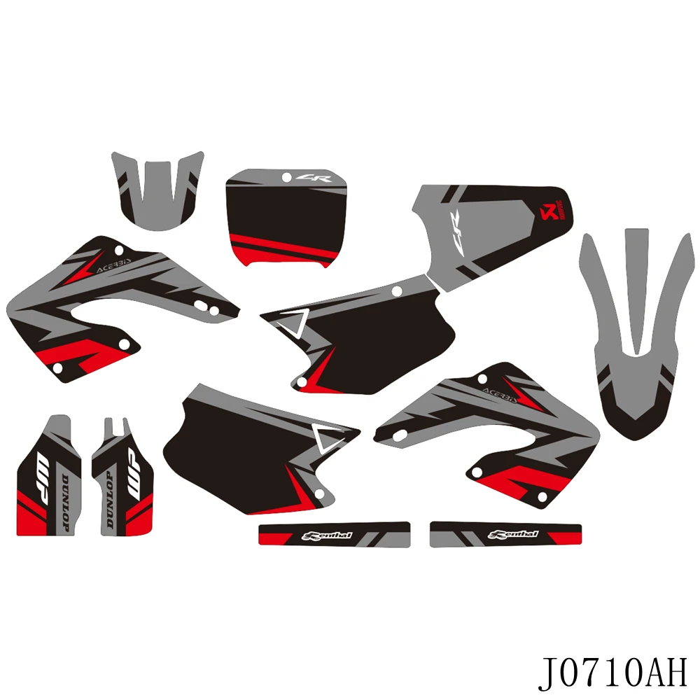 Full Graphics Decals Stickers Motorcycle Background Custom Number Name ...