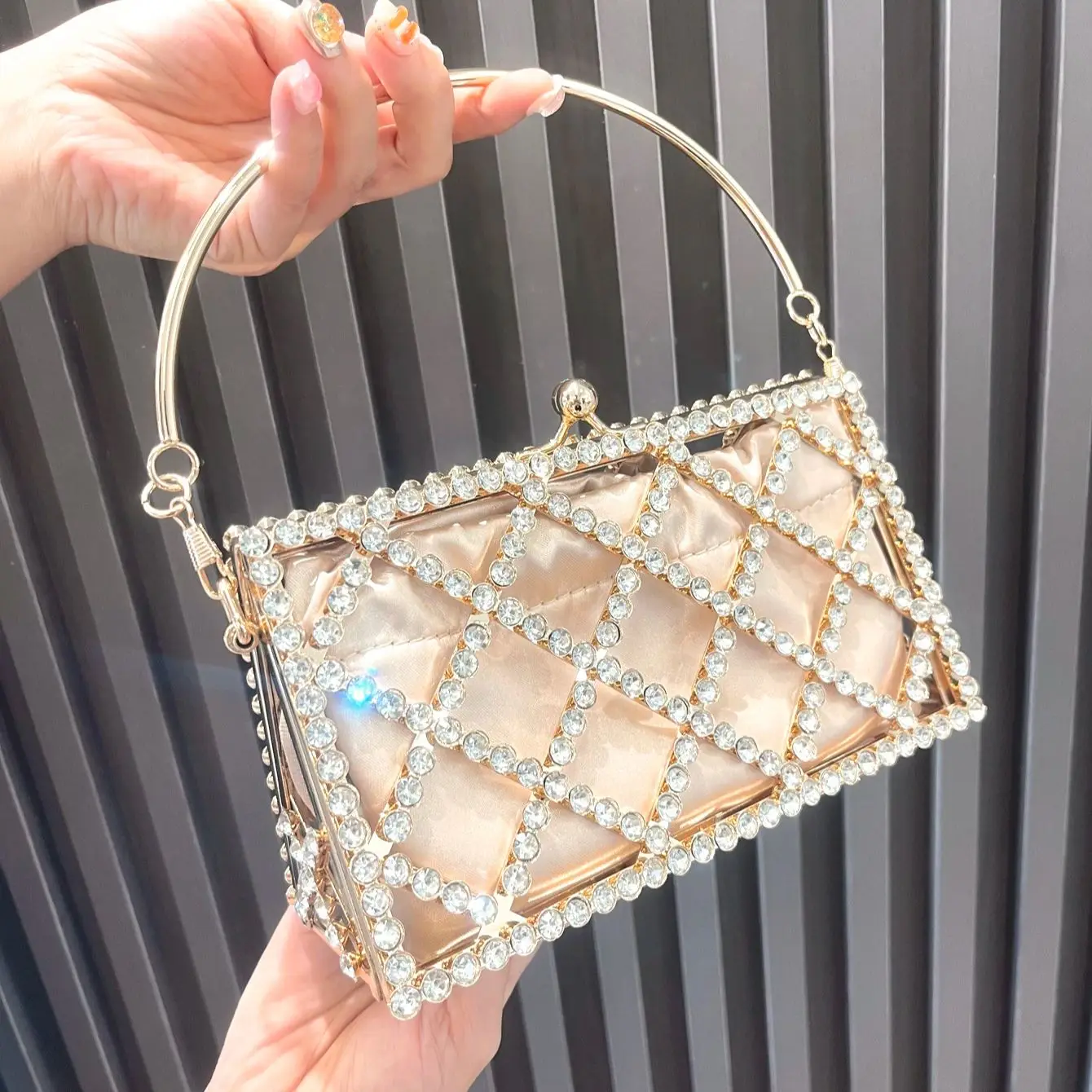 handmade-Rhinestones-Evening-bag-Crystal-Bags-for-Women-Purses-and ...