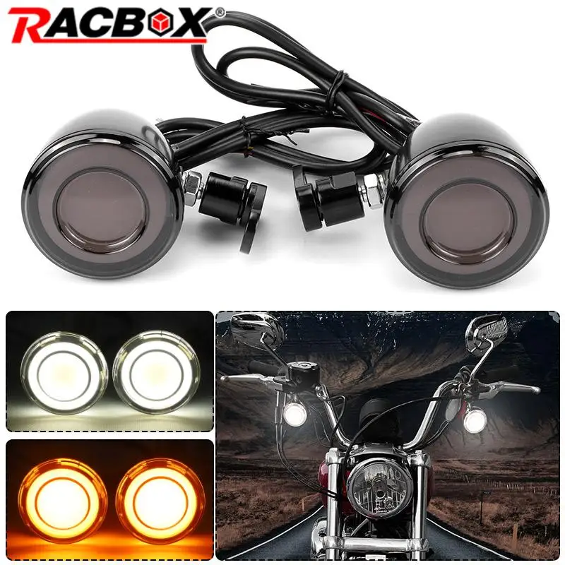 Motorcycle-Bullet-Front-Turn-Signal-LED-Indicator-Blinker-Lights-Amber ...