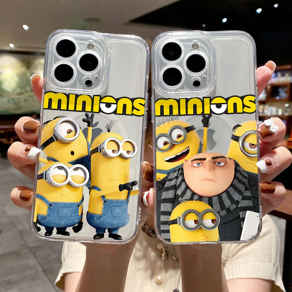 Lovely-Cartoon-M-Minions-Phone-Case-for-iPhone-12-11-13-14-15-16-Max ...