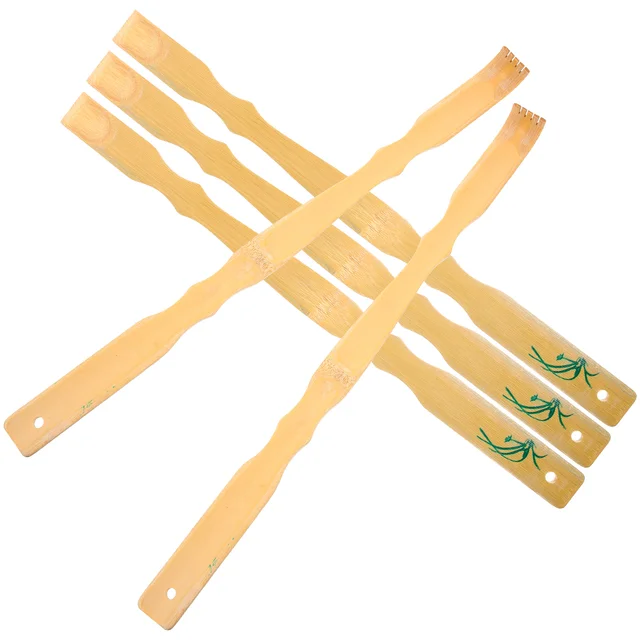 Back Scratcher For Men 3-Pack Natural Bamboo Back Scratchers – Long ...