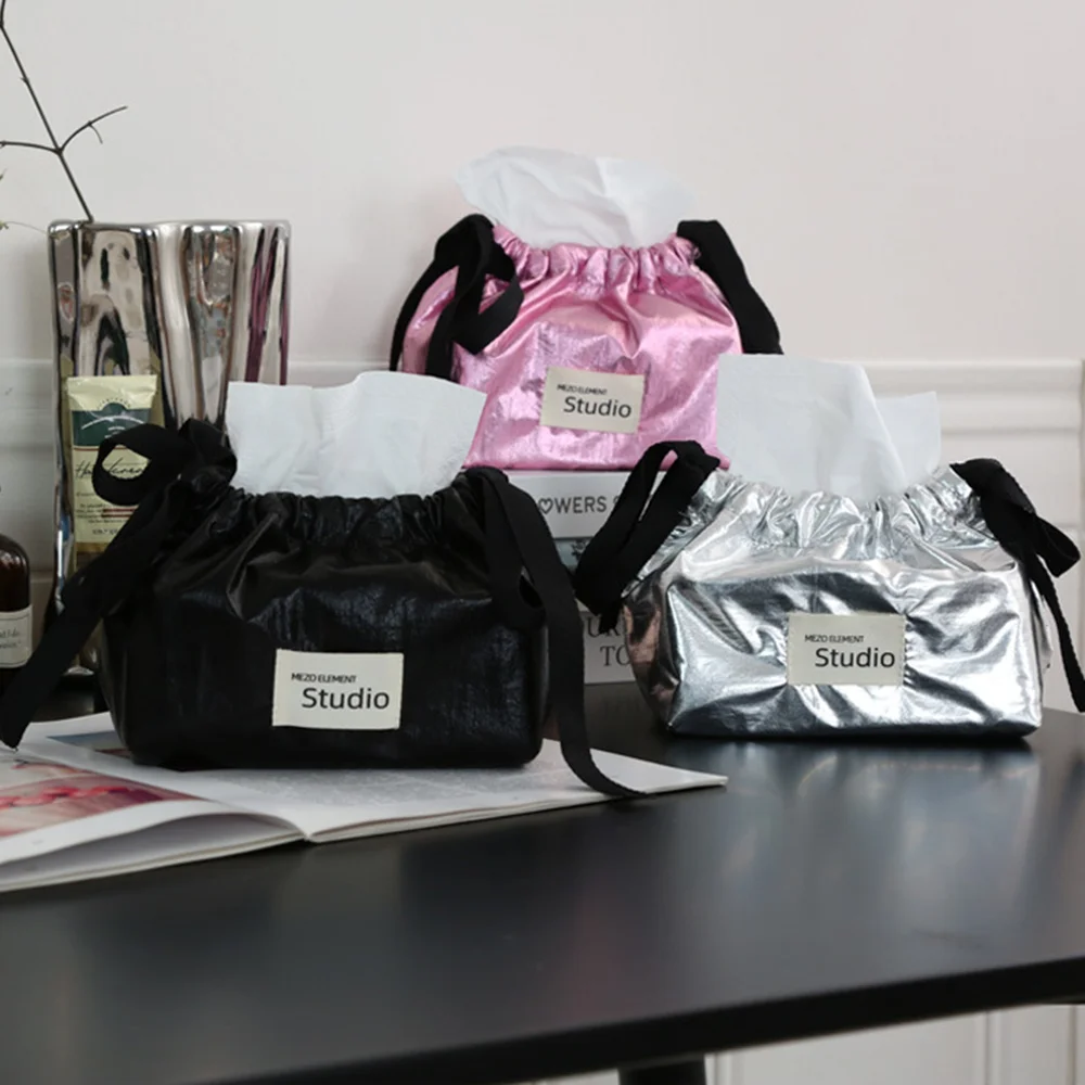 Silver-Tissue-Box-Nordic-Napkin-Holder-Tissue-Bag-Bedroom-Kitchen ...