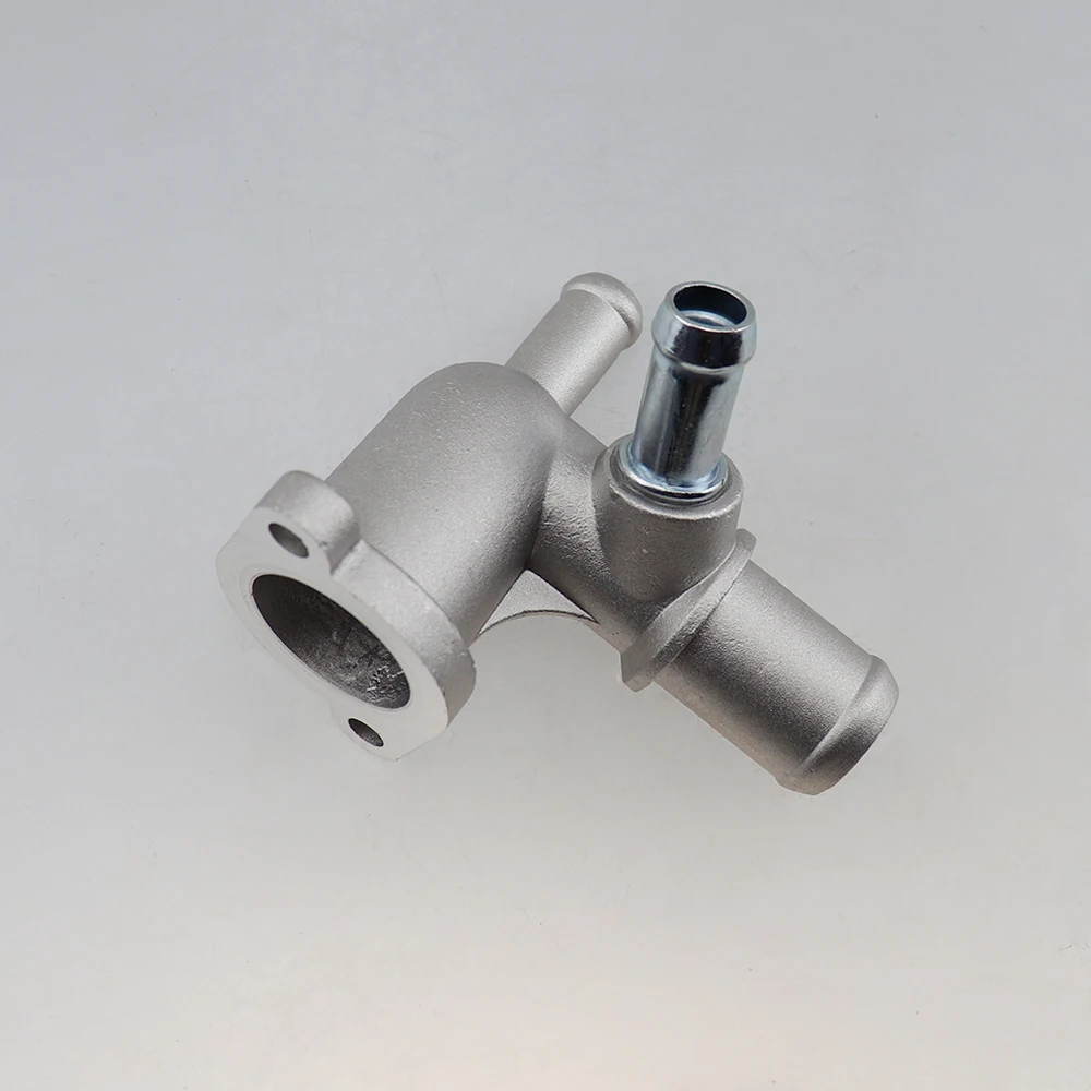 96666227 Auminum Thermostat Housing Cover Engine Coolant Water Flange ...