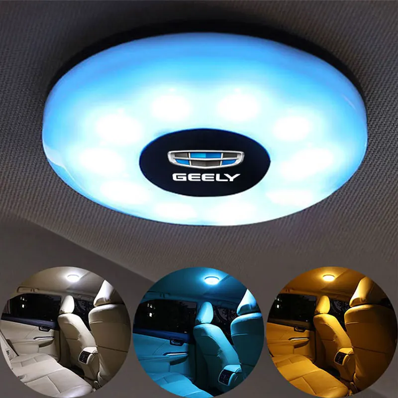For-GEELY-Removable-magnetic-reading-light-inside-the-car-interior ...