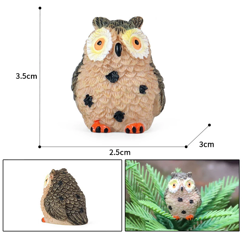 New Simulation MIni Cute Wild Animals Model Figurines Bat Flying Fox ...
