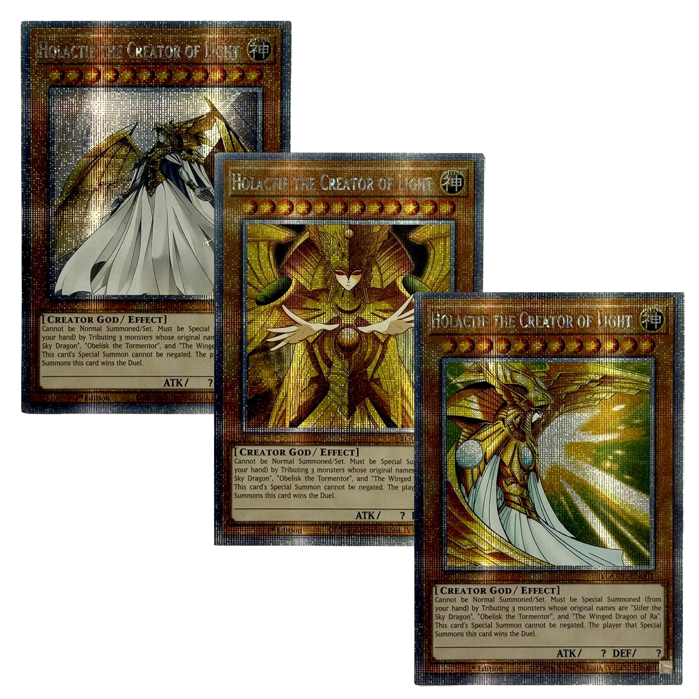 Yu-Gi-Oh! Collection DIY Proxy Cards Holactie The Creator of Light ...