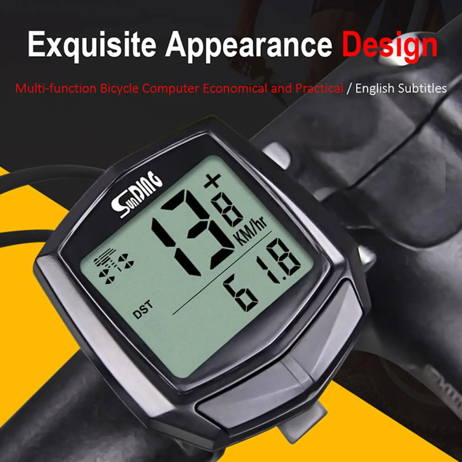 Cycling-Wired-Stopwatch-Waterproof-Bike-Computer-With-Odometer-Digital ...