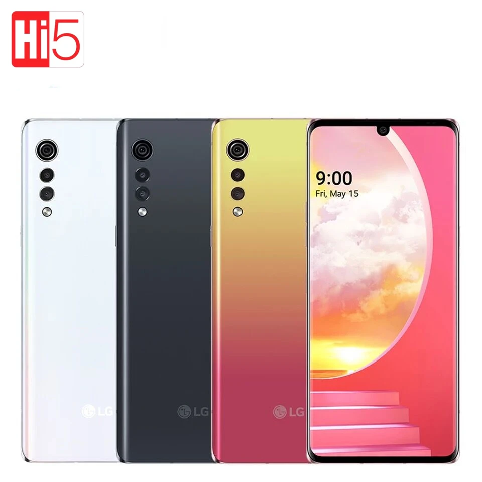Original LG VELVET G9 6,8 "versão EUA/G900N Snapdragon 765 8G RAM 128GB R0M tela impressão ...