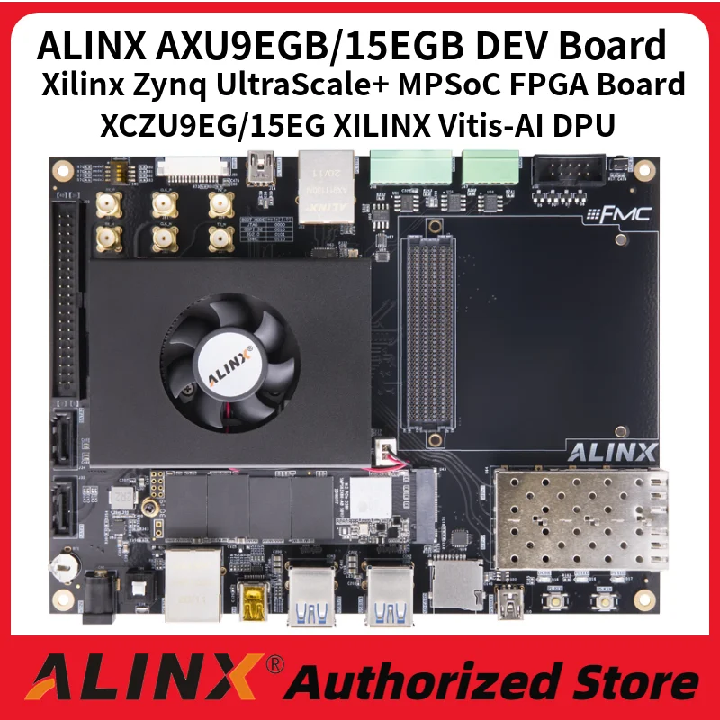 Xilinx Zynq UltraScale+ MPSoC XCZU15EG FPGA Development Board ALINX ...
