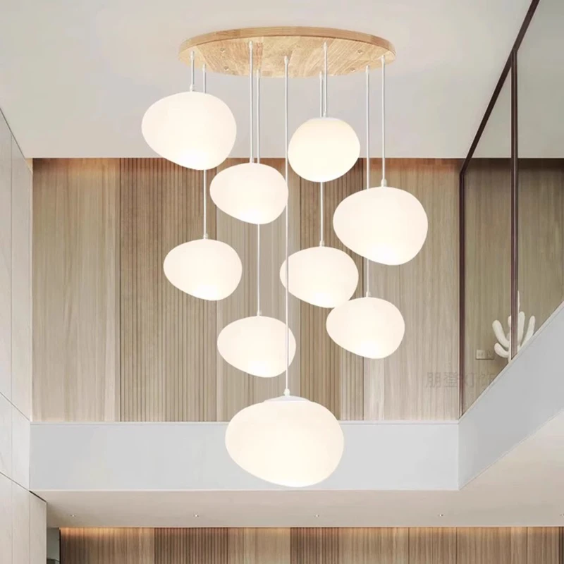 Modern home decor ring led lights pendant light lamps for living room ...