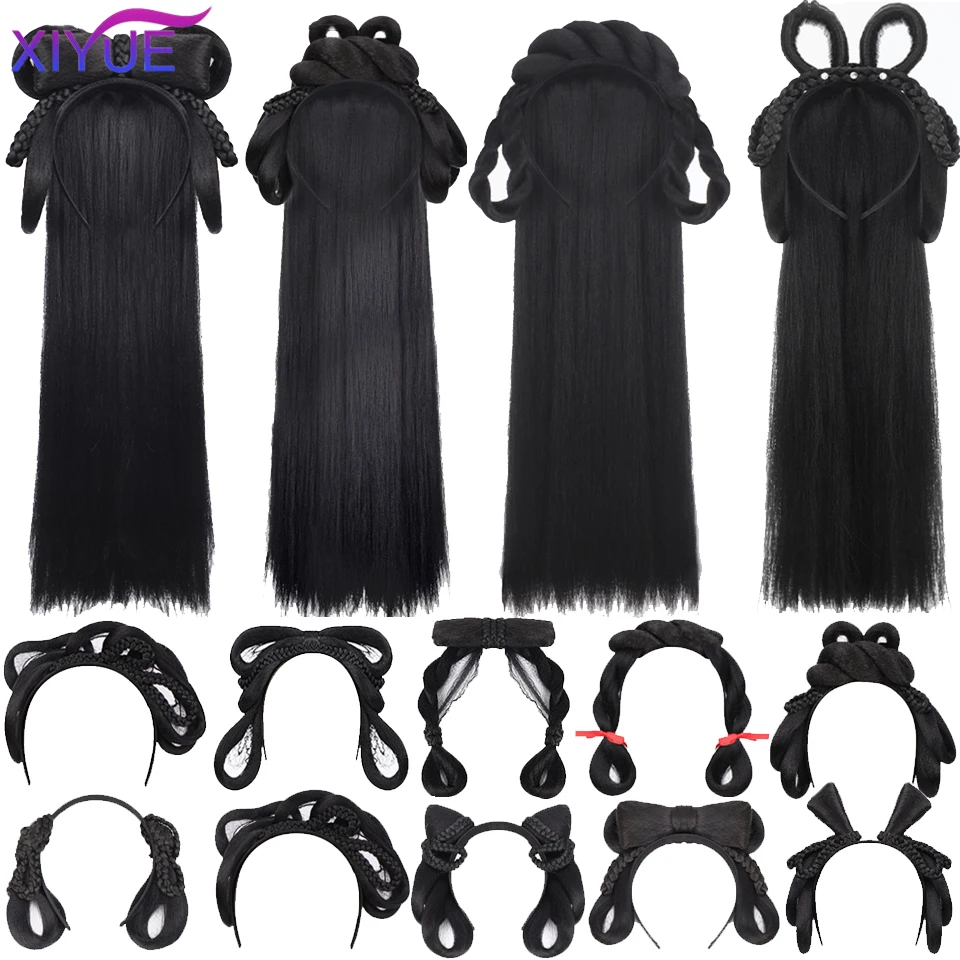 Hanfu Fake Hair Costume Princess Tv Cosplay Wig Bag Ancient Style ...
