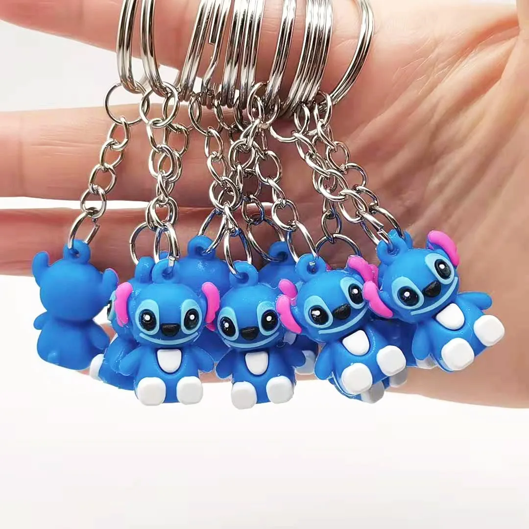 10Pcs-Lot-2-5cm-Stitch-Keychain-Cartoon-Lilo-Stitch-Cute-Doll-Keyring ...