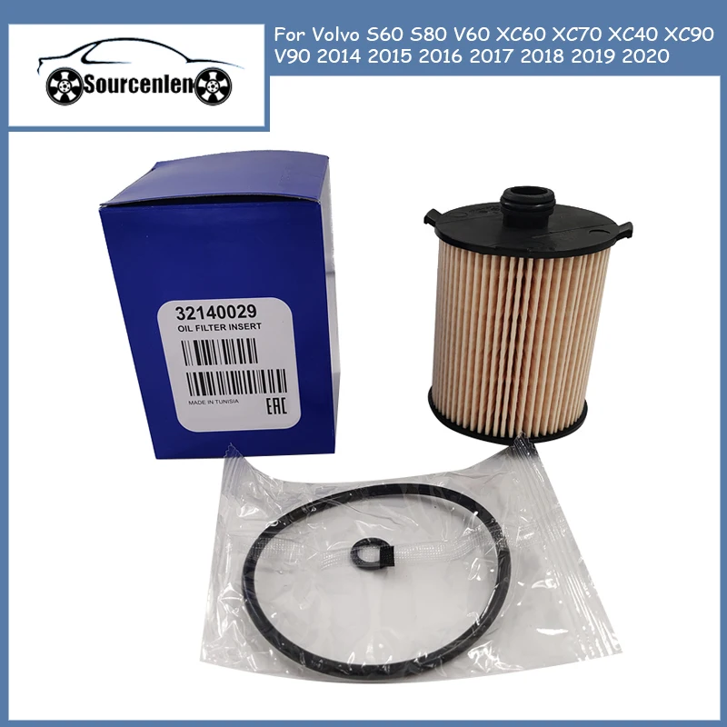32140029-Oil-Filter-Kit-31372212-31372214-for-Volvo-S60-S80-V60-XC60 ...