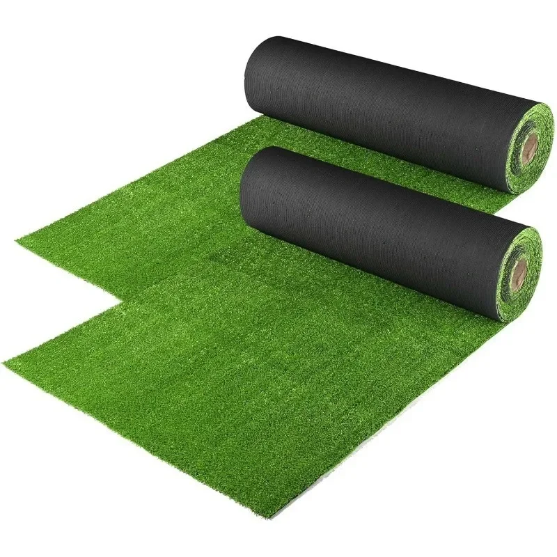 Artificial-Grass-Turf-Roll-2-Pack-Large-Backyard-Faux-Decor-Fake-Lawn ...