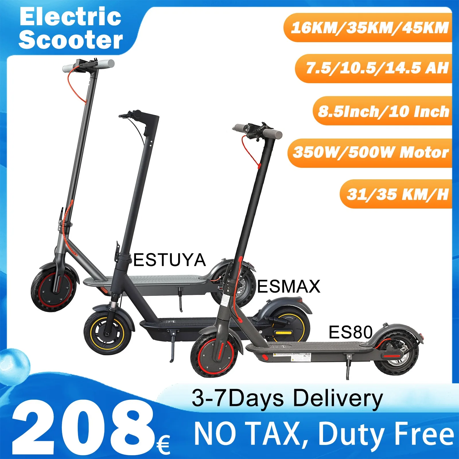 JUICEASE-Portable-Electric-Scooter-16-45KM-Smart-APP-31-35KM-H-Fast ...