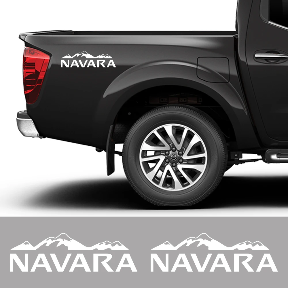 Pickup-Side-Sticker-For-Nissan-Navara-SL-ST-Truck-Graphics-Mountain ...