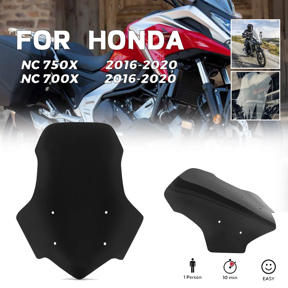 For-HONDA-NC750X-Motorcycle-Windscreen-Screen-Windshield-Fairing ...