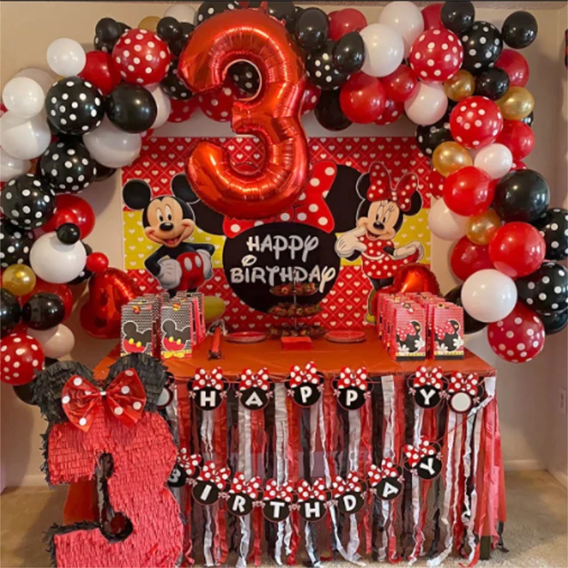 Minnie Mouse Party Ideas Red And Black