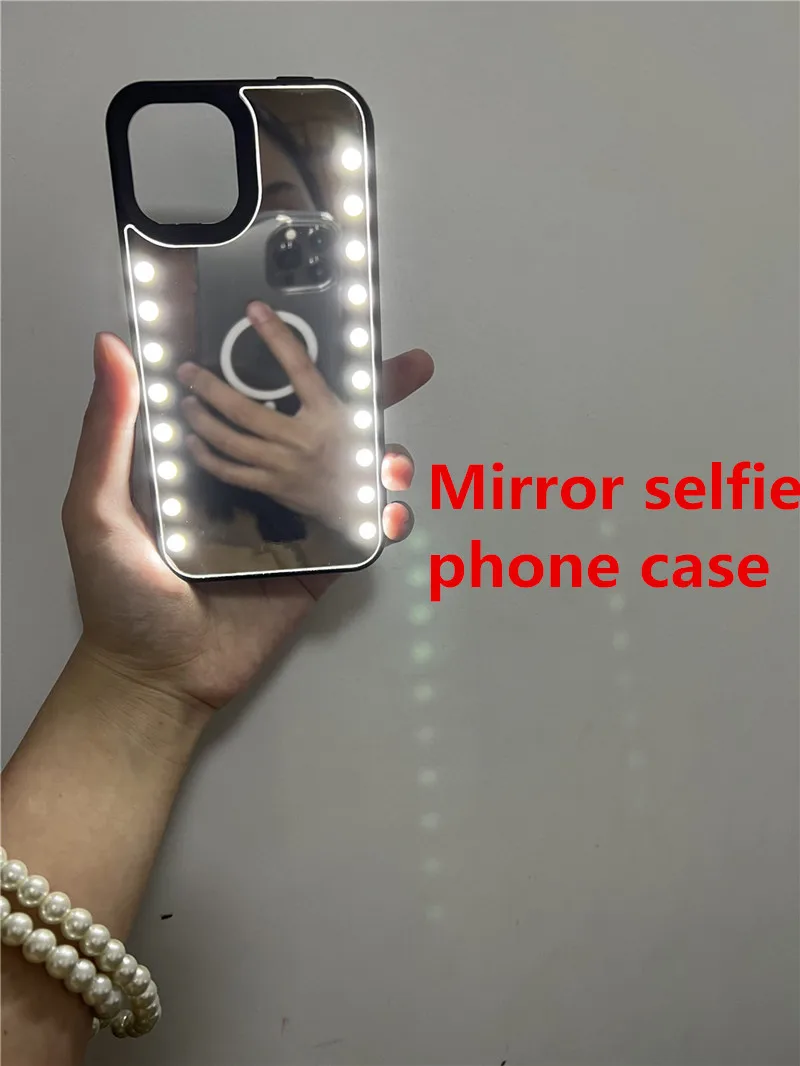 Mirror Selfies With Flash