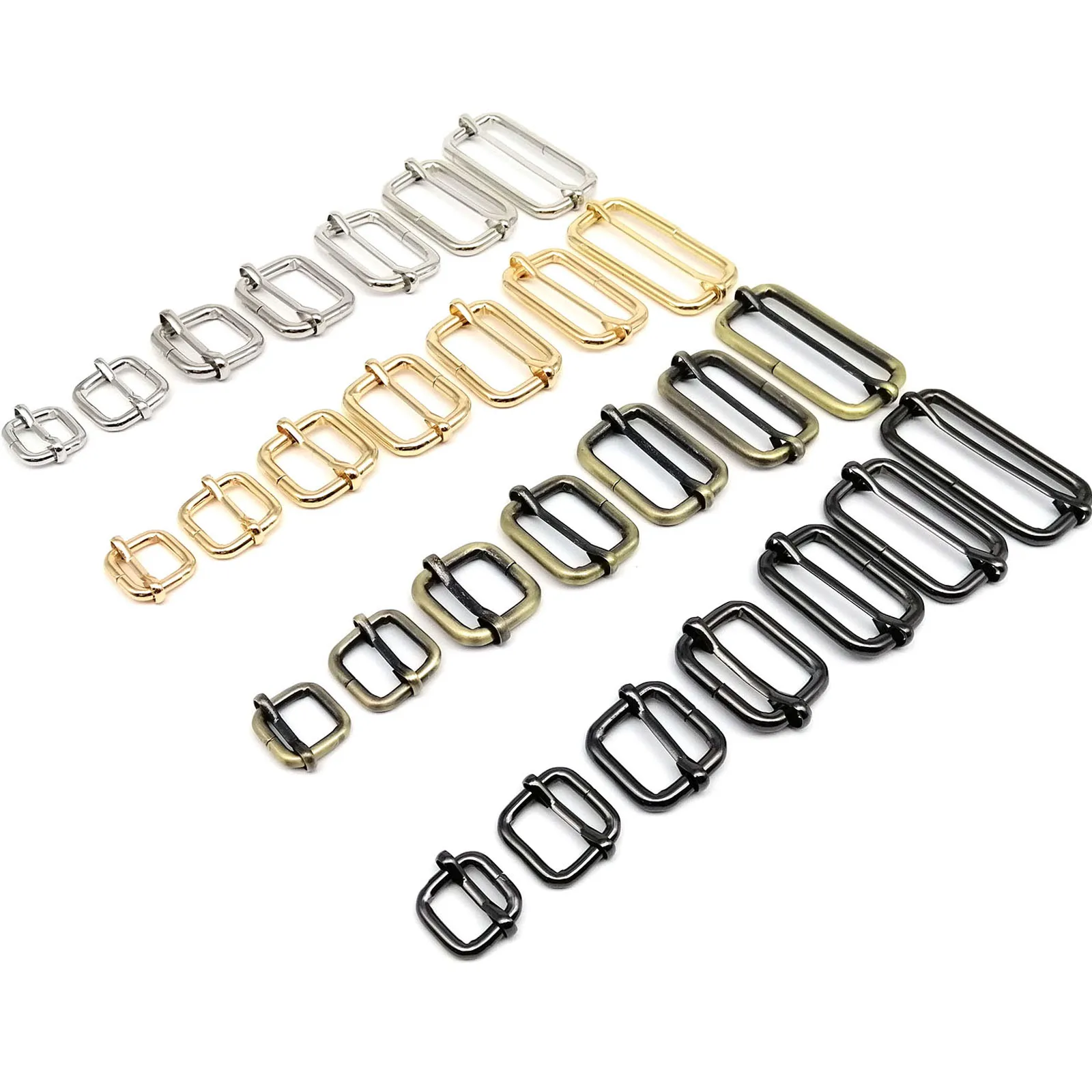 5pcs-Thickened-Iron-Leather-Bag-Backpack-Shoulder-Strap-Belt-Rectangle ...