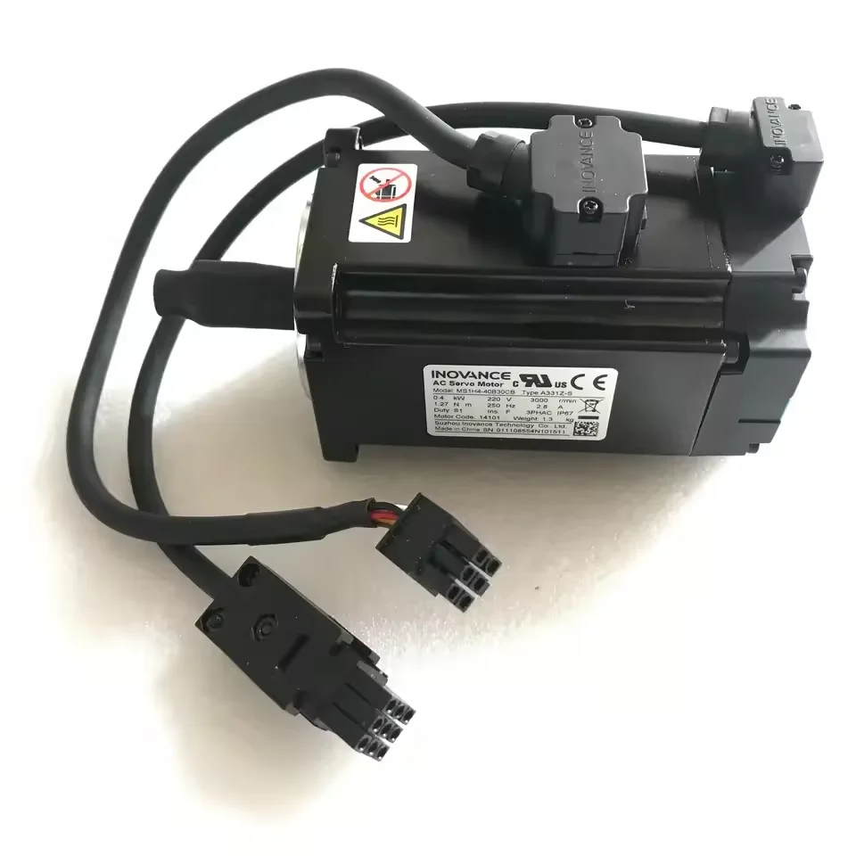 INOVANCE 400W SV660 Ac Servo Motor with Brake Kits 3000rpm 220V 1Nm 2 ...