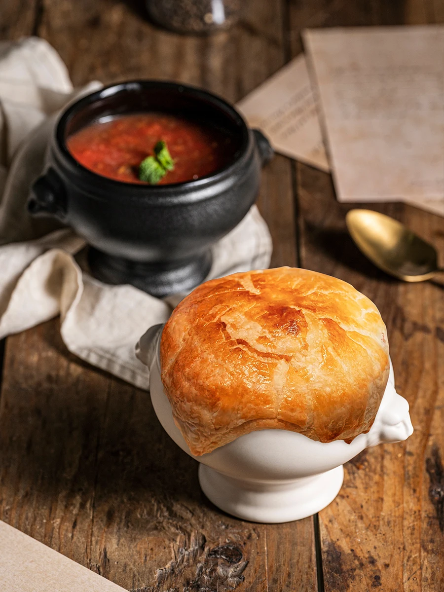 Ceramic-Lion-Head-Cup-High-end-Restaurant-Tableware-Soup-Cup-Puff ...