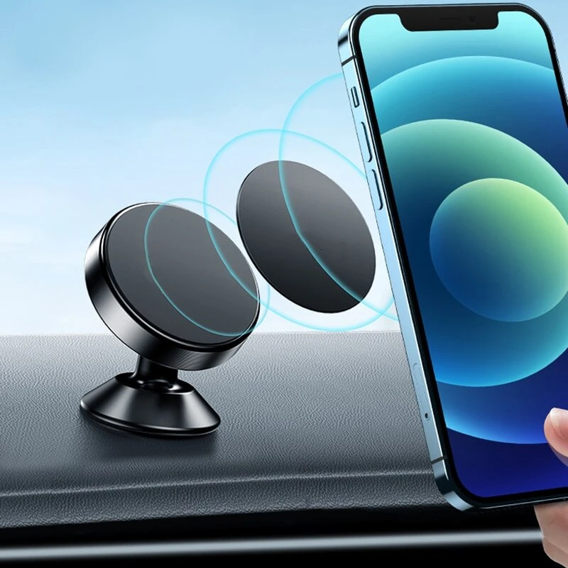 Universal Magnetic Car Phone Holder Stand For iPhone Samsung Magnet ...