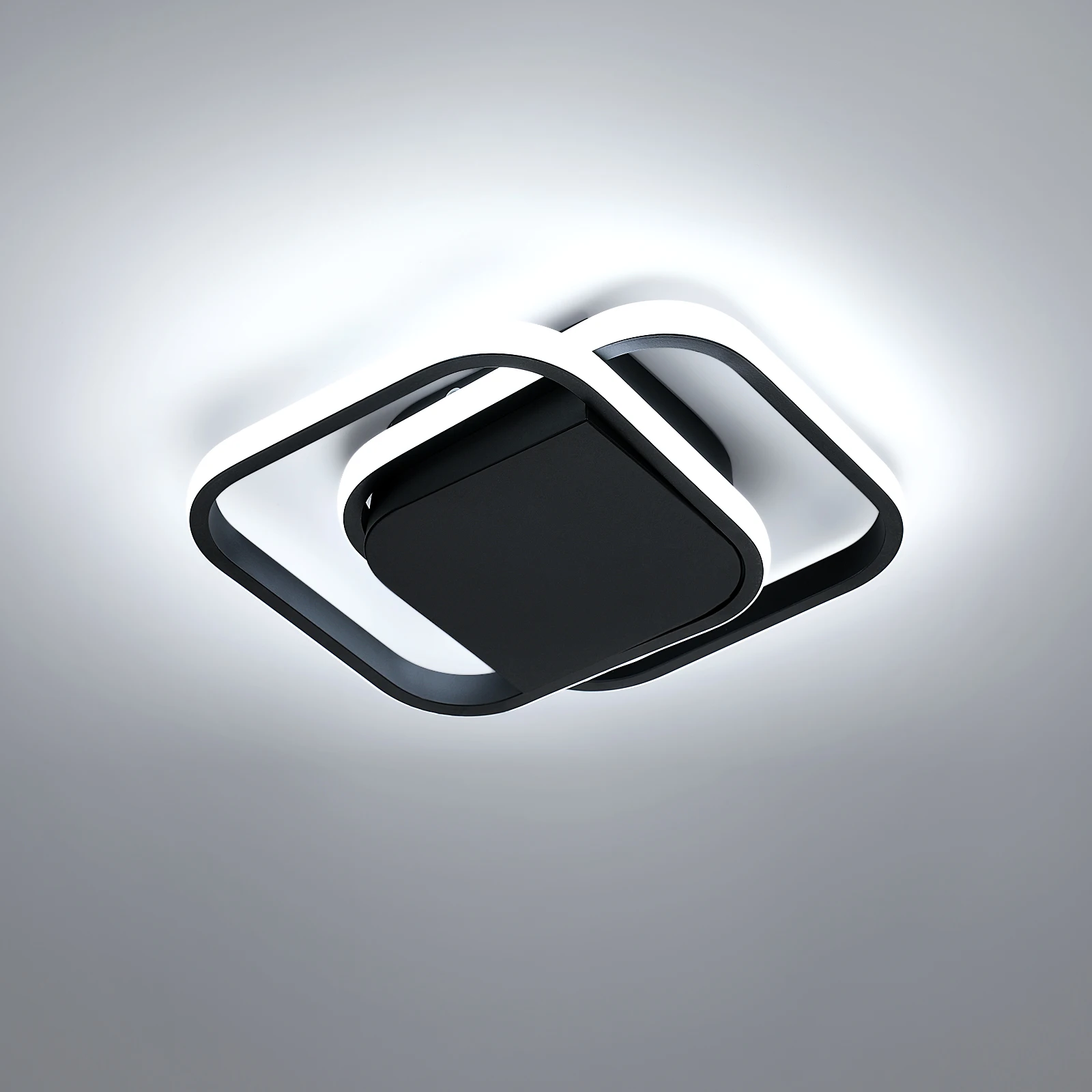 Modern-LED-Ceiling-Light-Square-Led-Ceiling-Lamp-24W-6000K-Cool-White ...