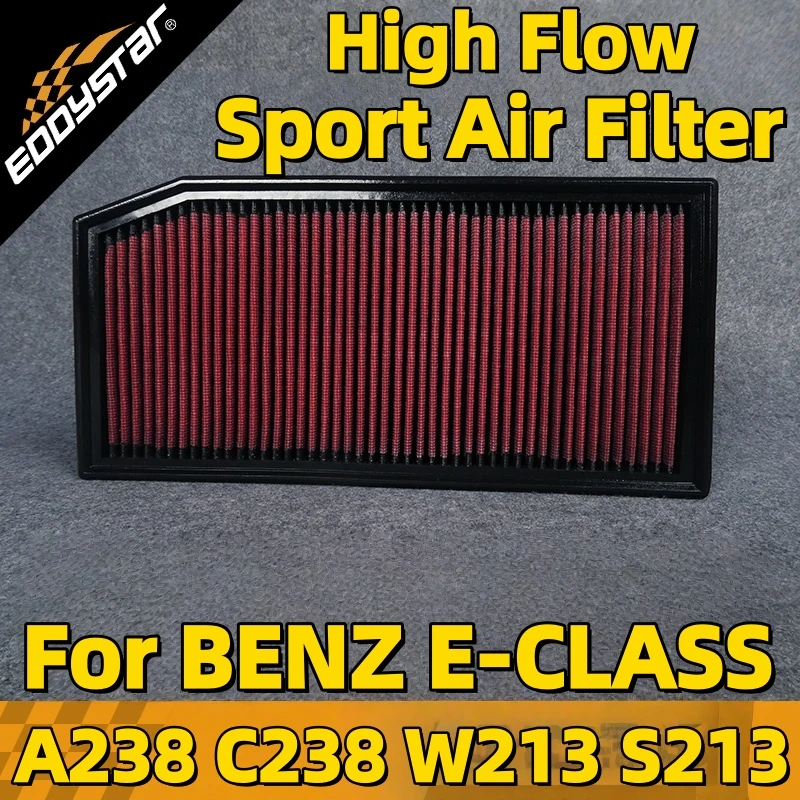 High Flow Sport Air Filter For BENZ E-CLASS W213 S213 A238 C238 E180 ...