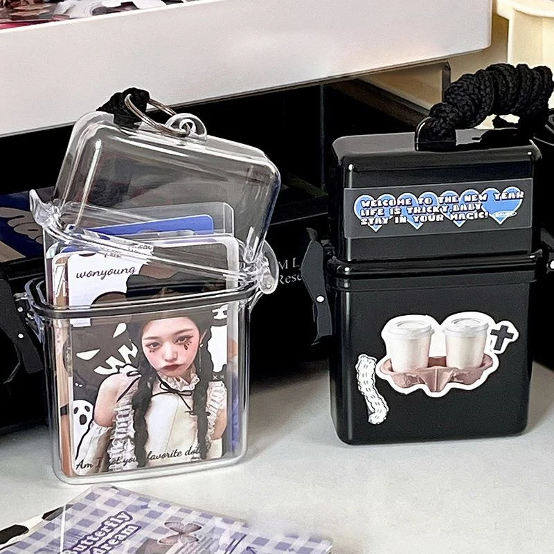 INS-Transparent-Plastic-Storage-Box-3-inch-Photocards-Small-Card ...