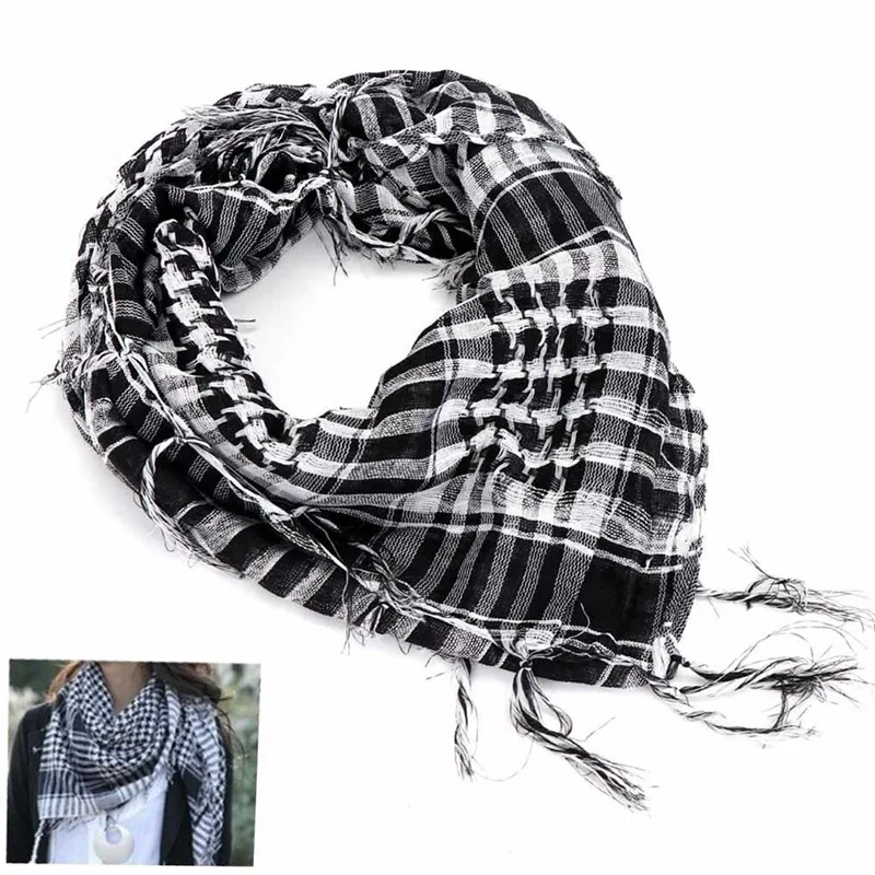 Mens-Military-Scarves-Keffiyeh-Male-Shemagh-Scarf-Square-Thicken-Arab ...