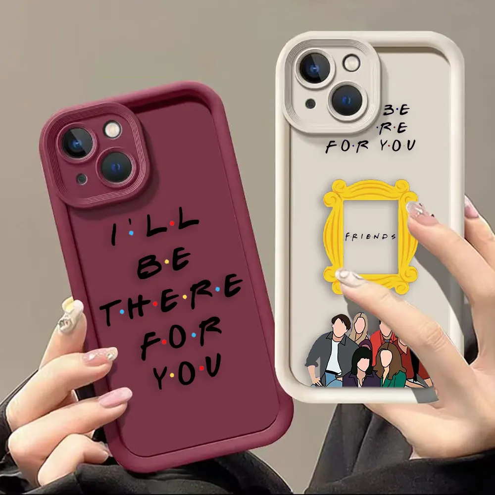 Funny The Friends TV SHOW Phone Case For iPhone 15 14 13 12 11 Pro XS ...