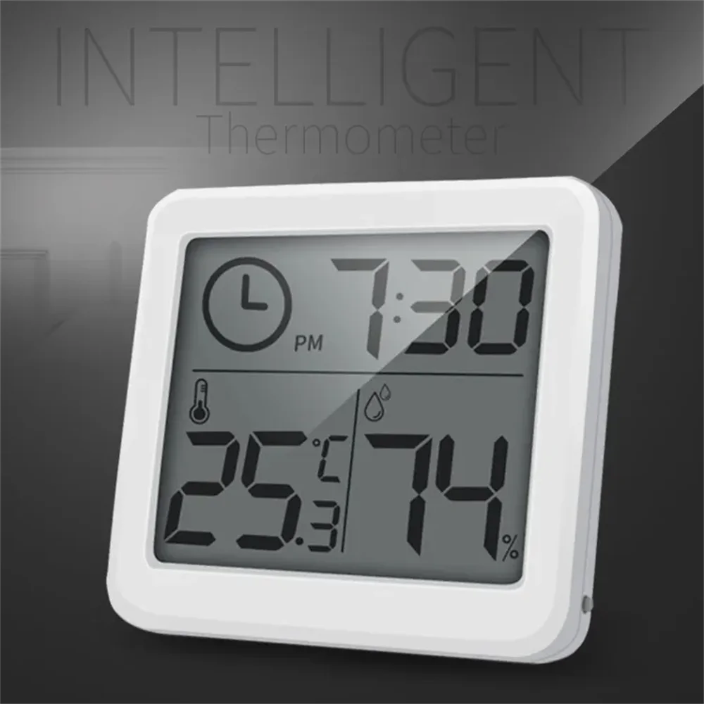 Digital-Temperature-Humidity-Table-Clock-Automatic-Monitoring-Large-LCD ...