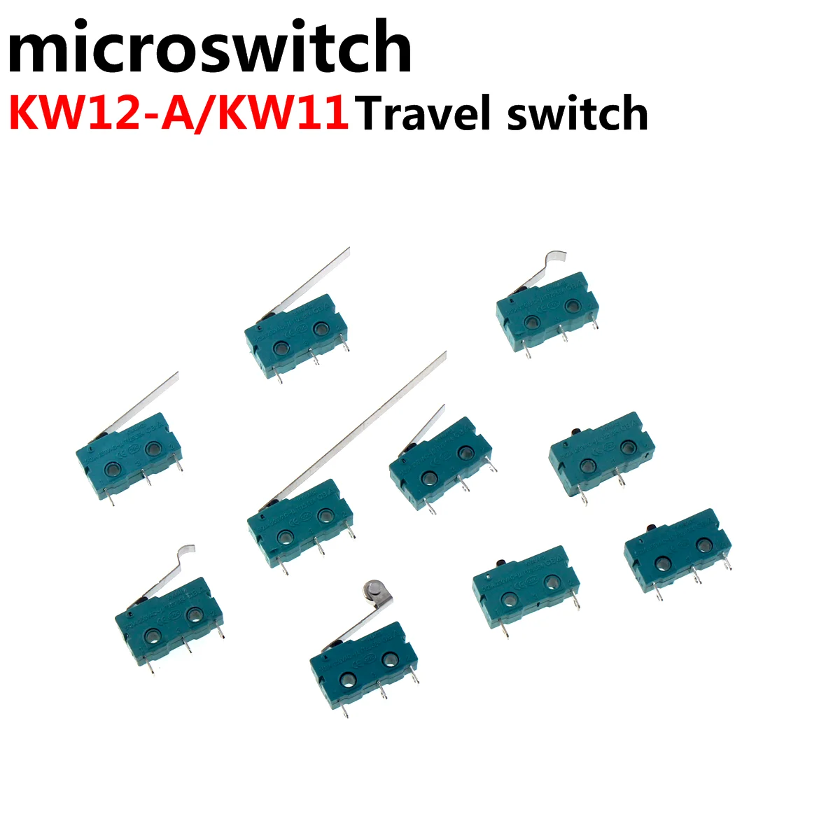 20PCS-Silver-Contact-5A250V-Micro-Switch-KW12-travel-limit-switch ...
