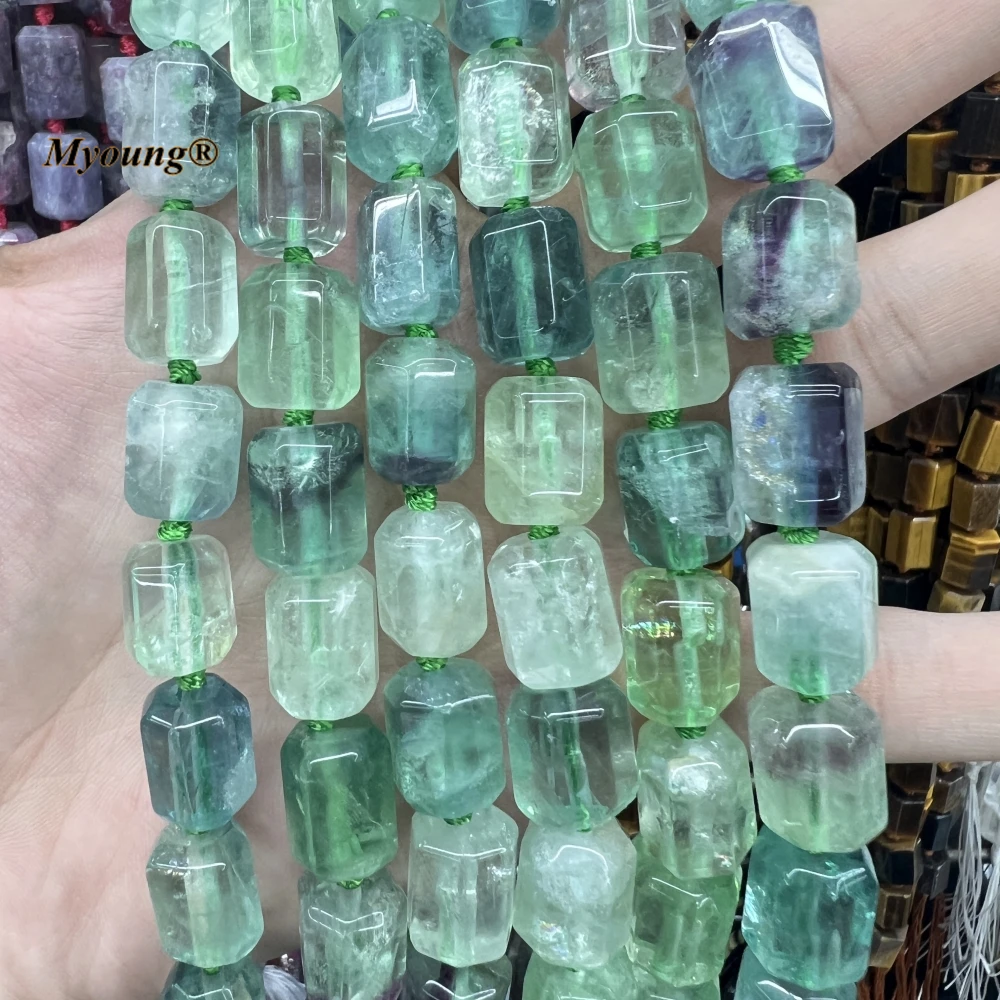 13x16MM-Large-Faceted-Natural-Green-Fluorite-Crystal-Quartz-Cutting ...