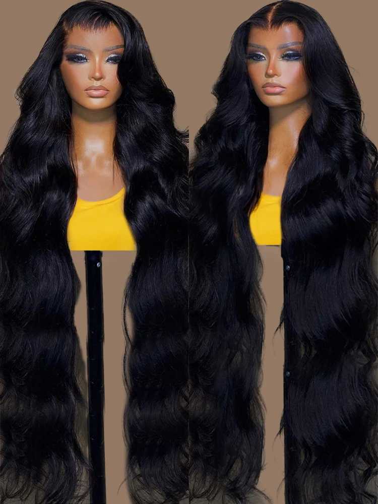 Body-Wave-Lace-Frontal-Wig-para-Mulheres-Cabelo-Humano-Pronto-para ...